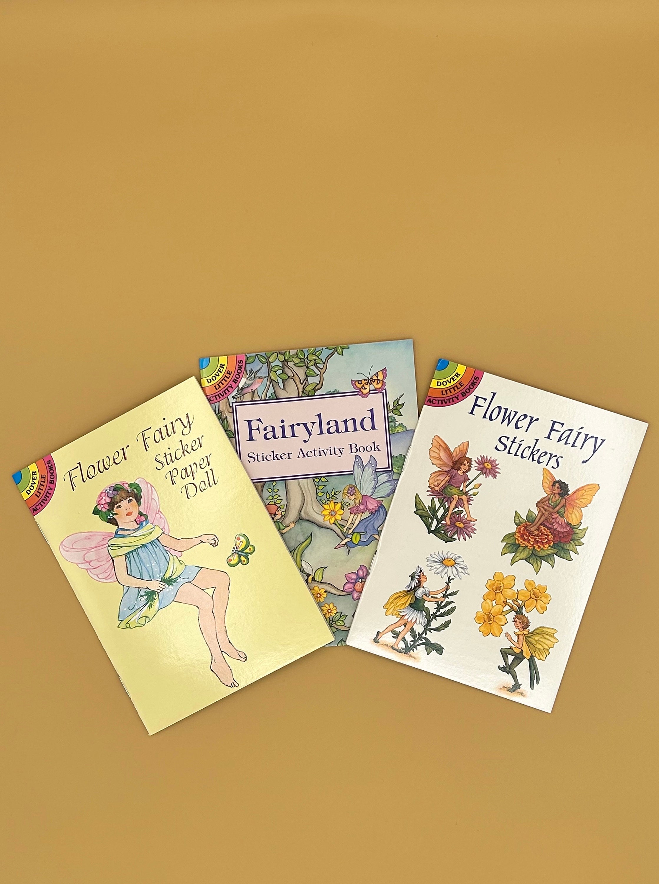 Vintage Fairy Activity Book Set - Etsy
