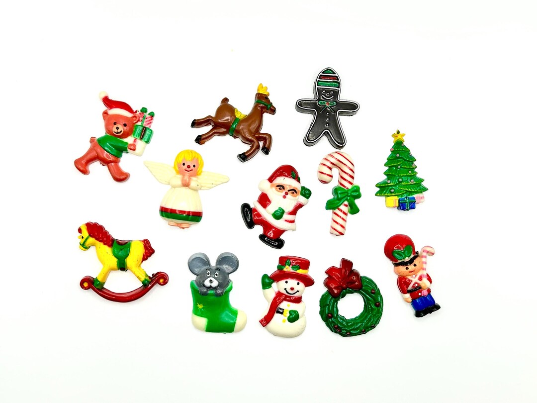 Vintage Mini Fridge Magnets // Christmas Magnets - Etsy