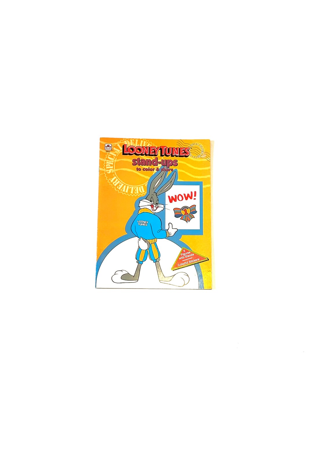Vintage Looney Tunes Book // Stand Ups to Color & Share - Etsy