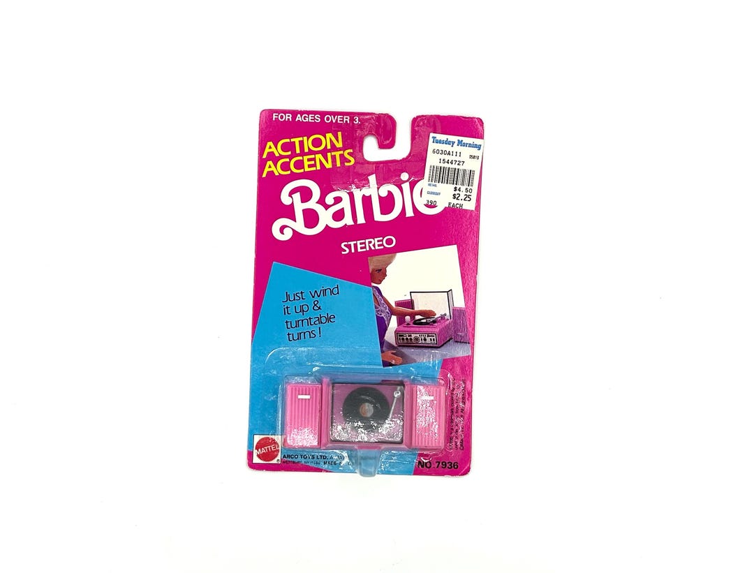 Vintage Barbie Record Player - Etsy