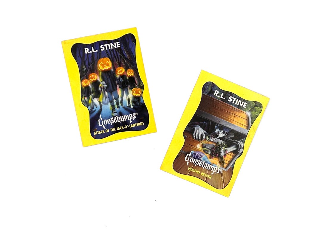 Vintage Goosebumps Cards - Etsy