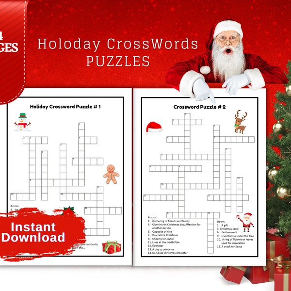 Custom Crossword Puzzle - Etsy