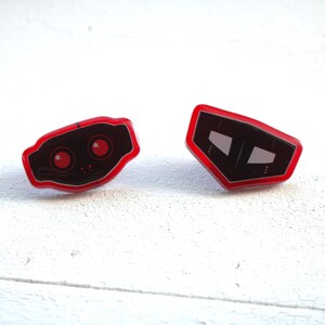 Persona 5 Phantom Thief Masks Red Epoxy Acrylic Pins - Etsy