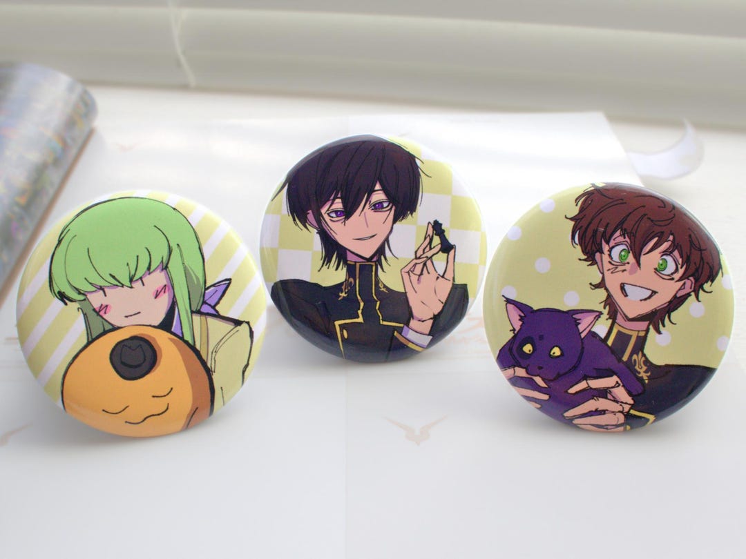 Code Geass Badges - Etsy
