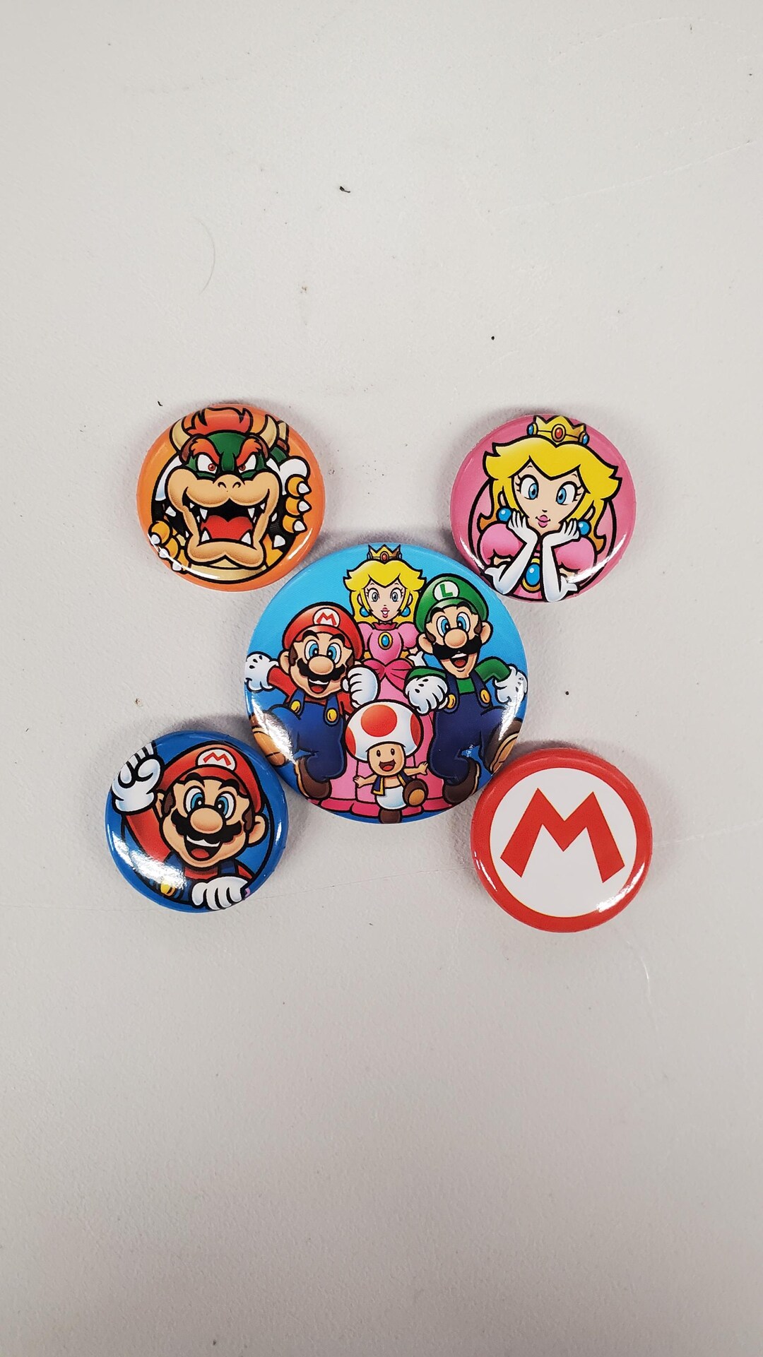 Mario Bros Buttons - Etsy