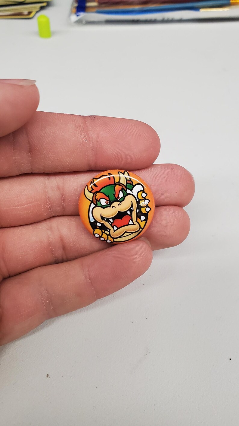 Mario Bros Buttons - Etsy