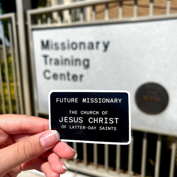 Future Missionary Tag - Etsy