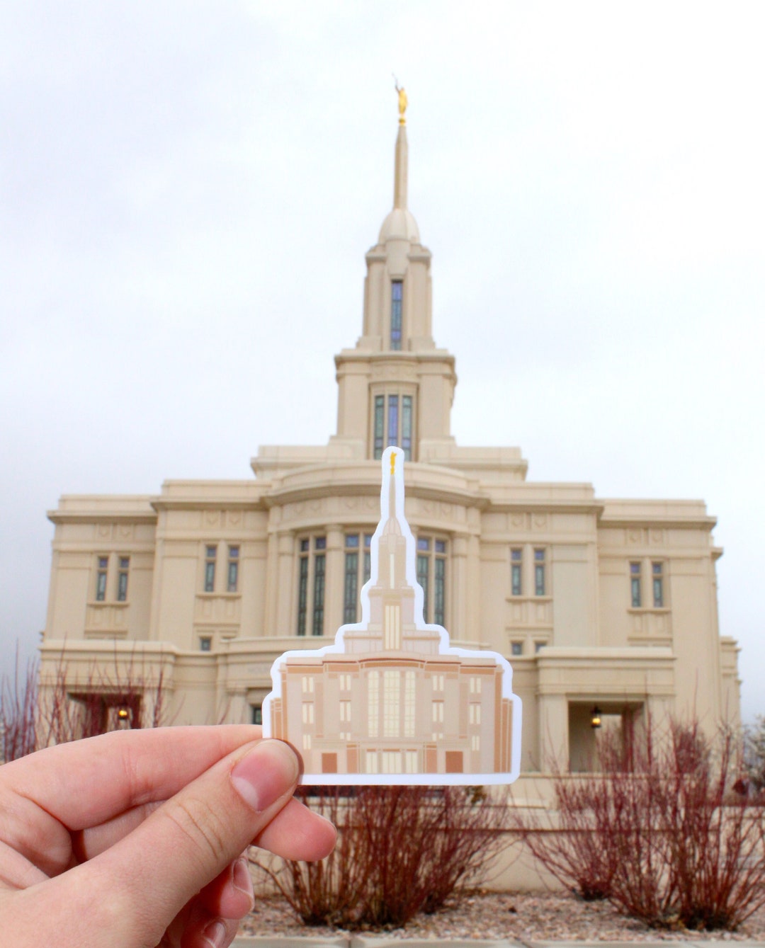 Payson Utah Temple Sticker | LDS Temple Sticker | Religious | Laptop ...