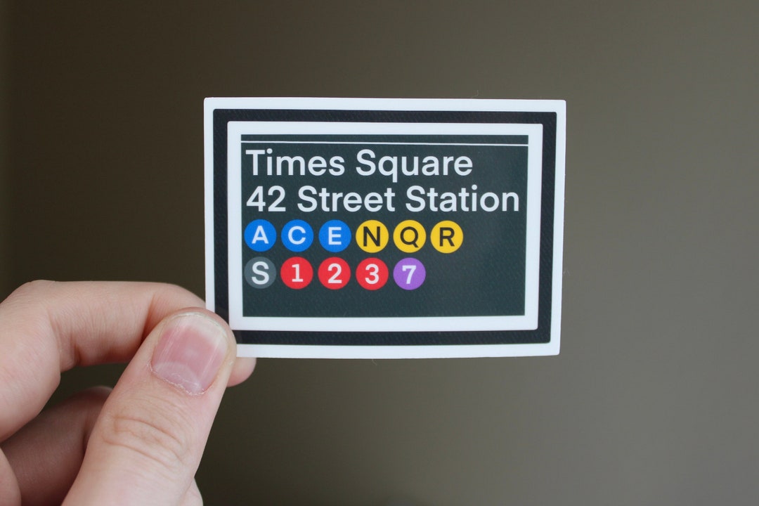 Times Square Sticker NYC - Etsy
