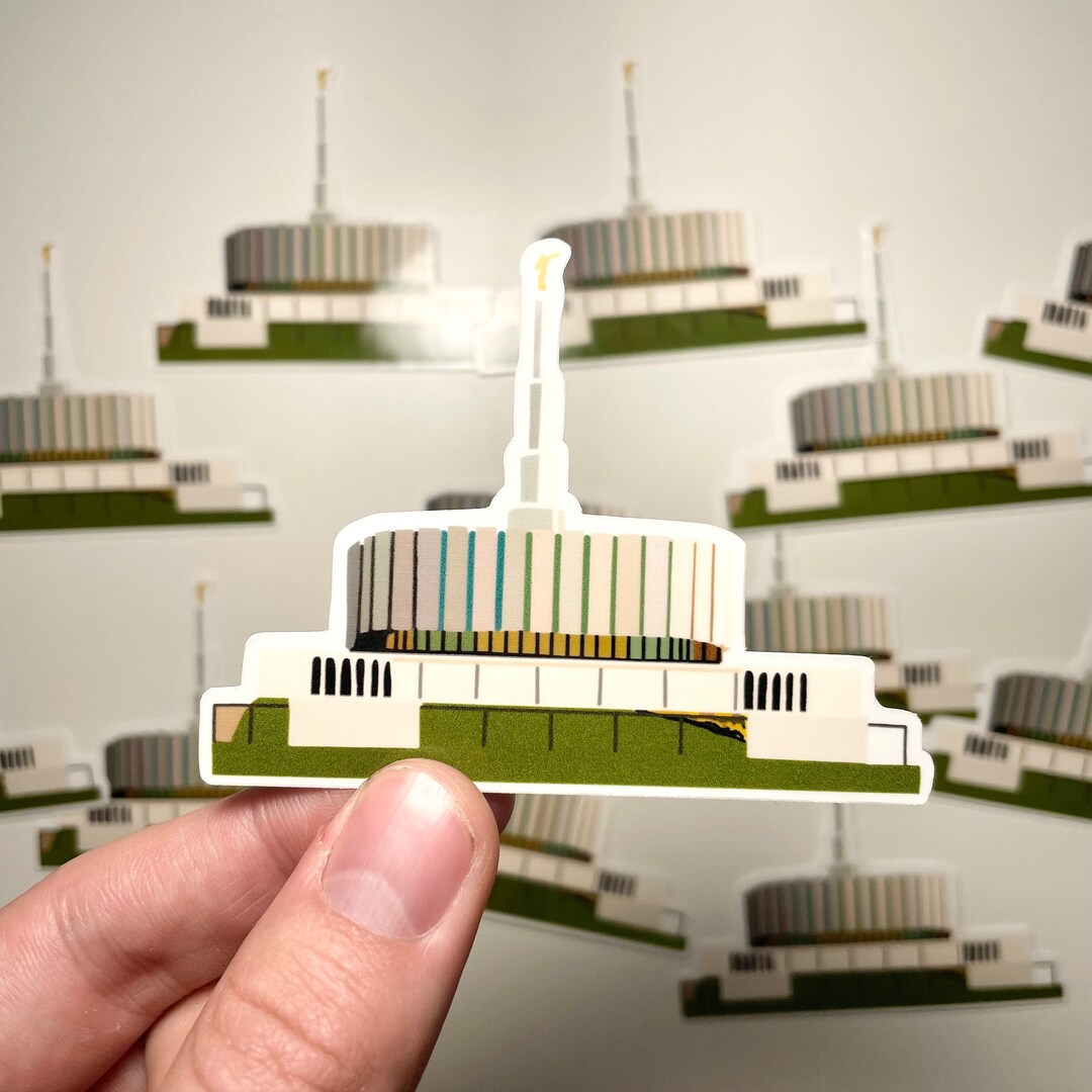 Provo Temple Sticker Religious LDS Sticker - Etsy