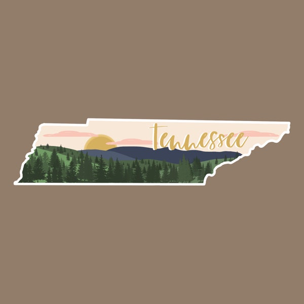 Tennessee Sticker - Etsy