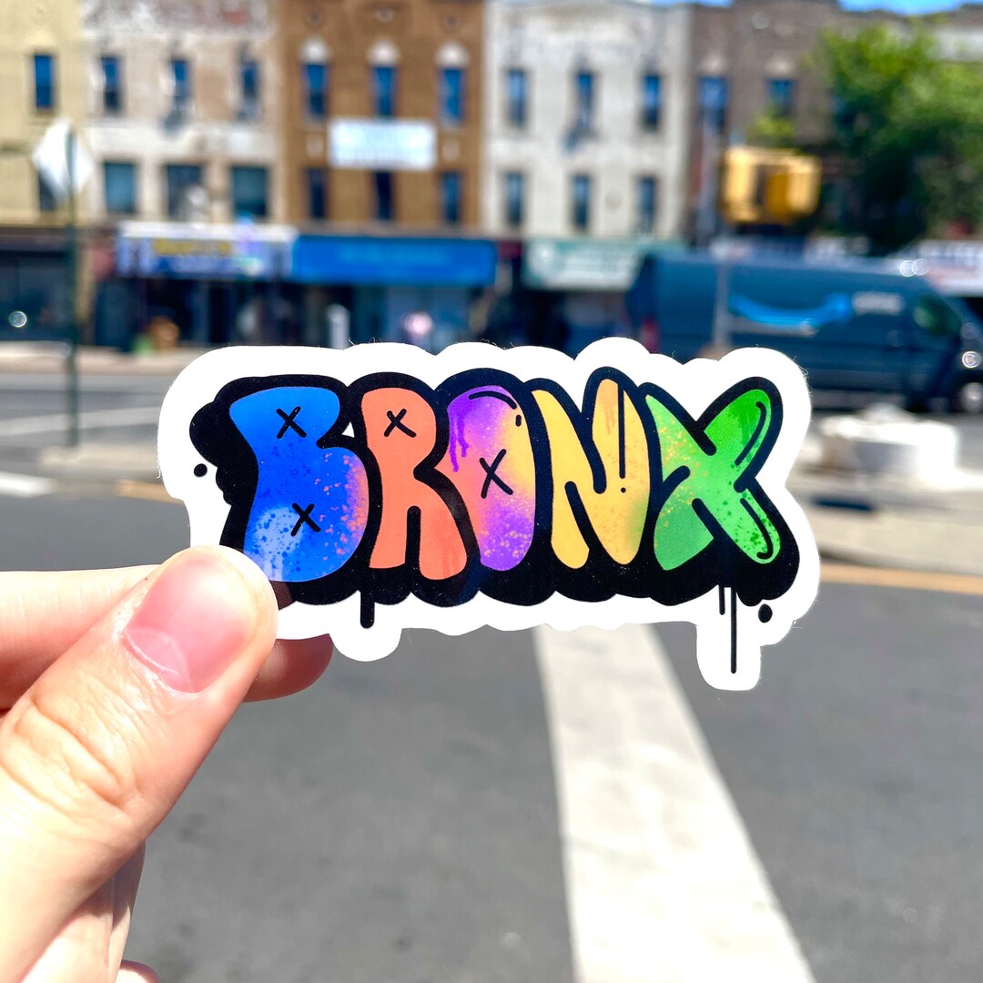 Bronx Graffiti Sticker | New York City | NYC Sticker | Laptop Decal ...