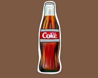 Diet Coke Laptop Sticker - Etsy