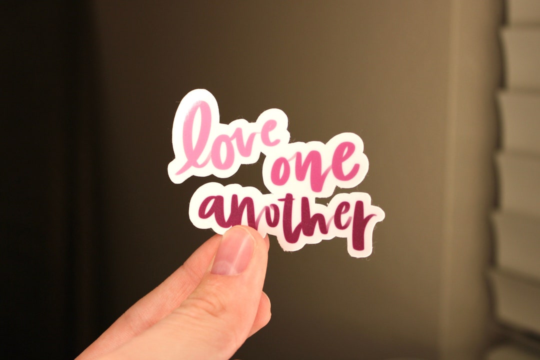 Love One Another Sticker - Etsy