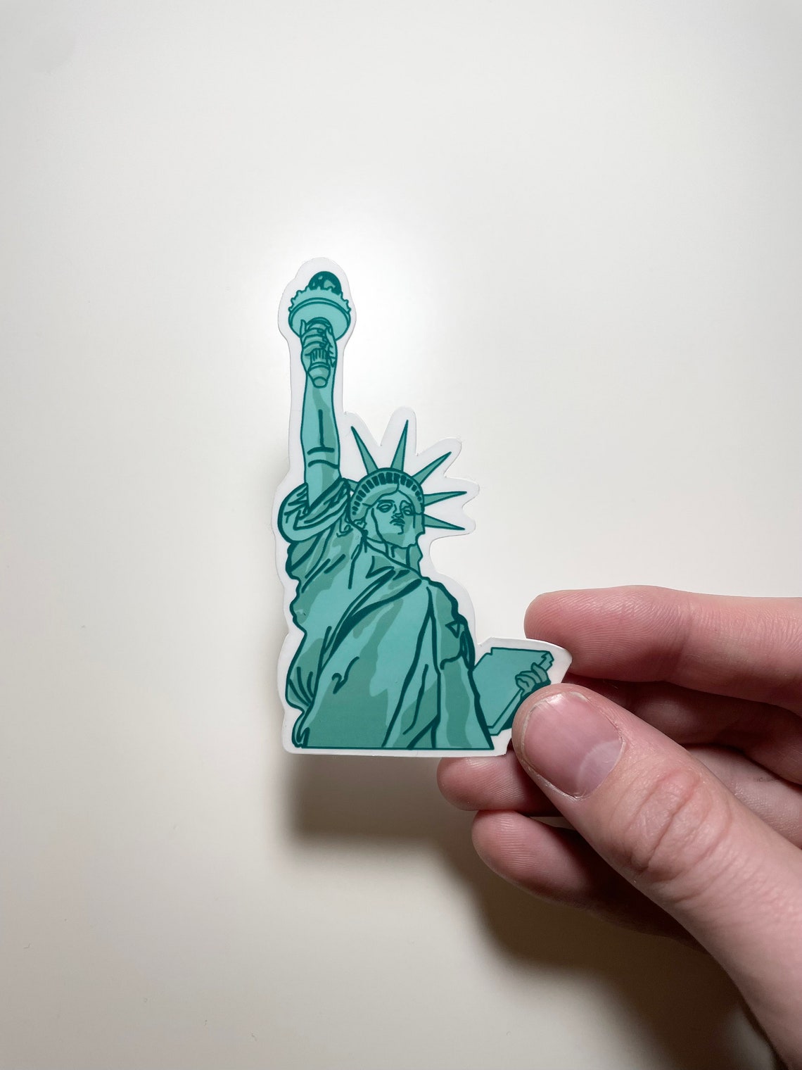 Statue of Liberty Sticker New York City NYC Sticker - Etsy