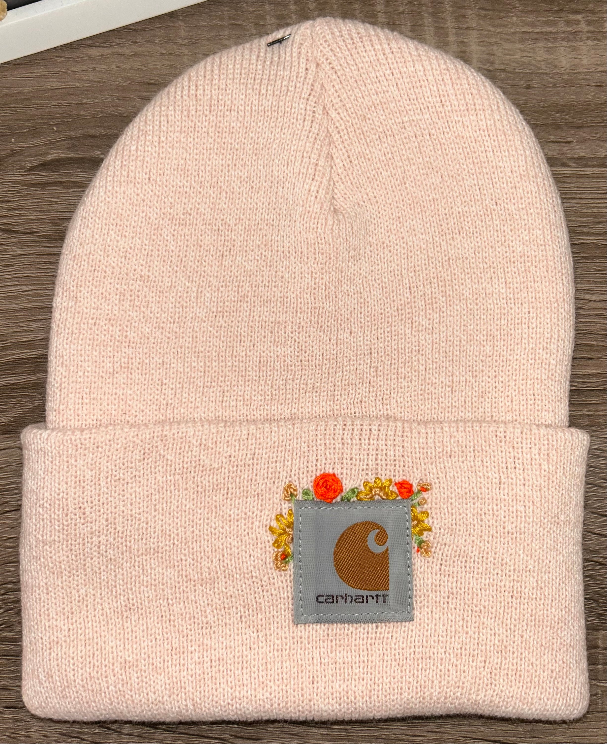 Hand Embroidered Carhartt Beanies - Etsy