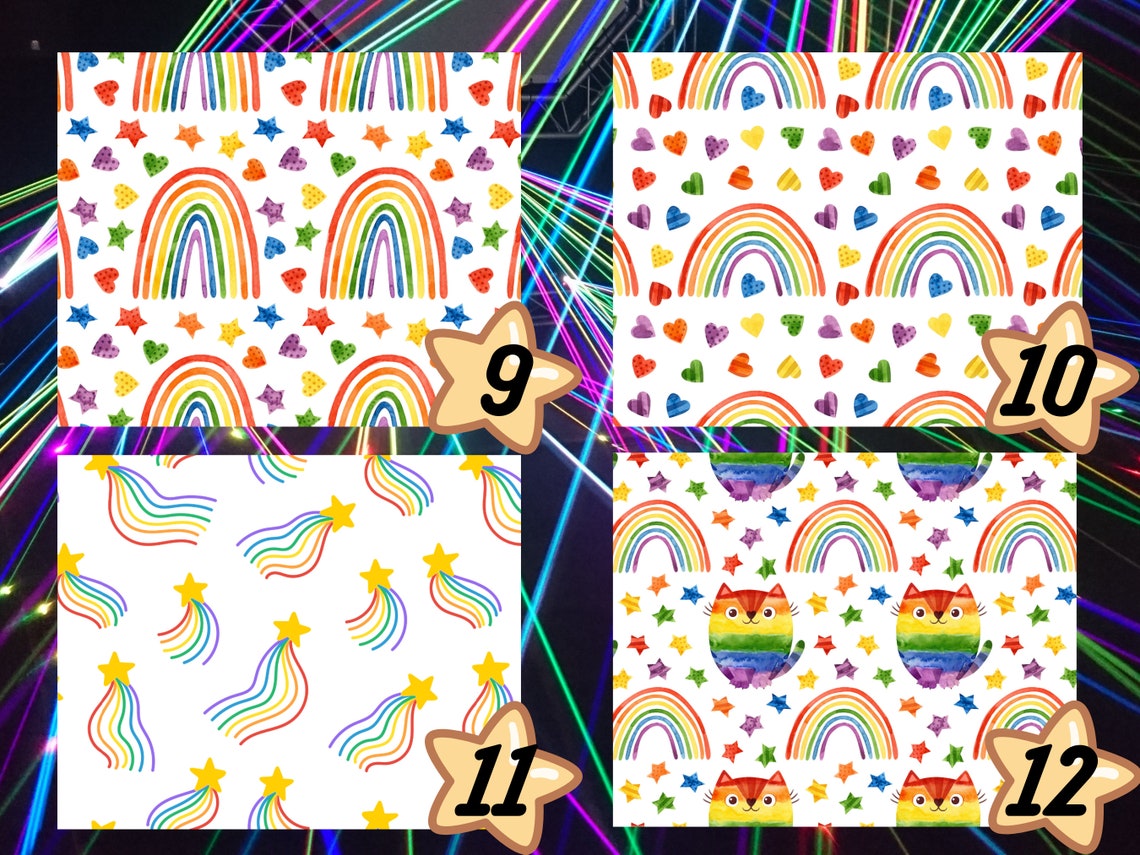 Pride And Rainbows Narrow Abdl Diaper Landing Pad Sticker Tapes Etsy