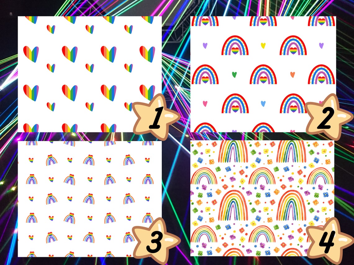 Pride and Rainbows Narrow ABDL Diaper Landing Pad Sticker Tapes - Etsy