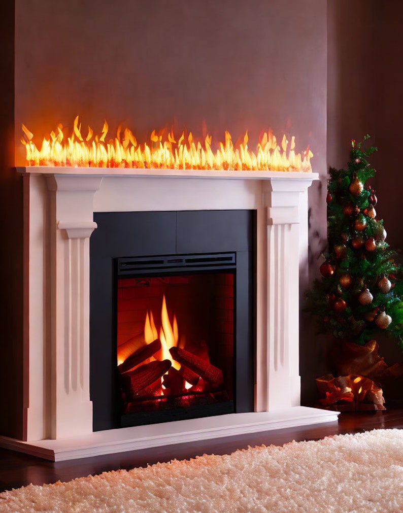 Fiery Wall Art for Your Fireplace ,elegant Fireplace Wall Decor ...