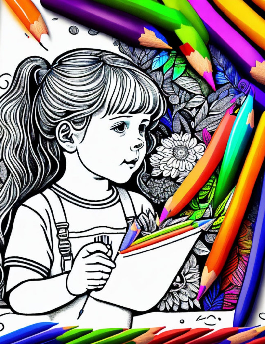 Children Coloring Pages - Etsy