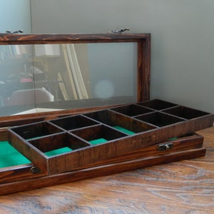 Wooden Custom Made Collection / Jewelry Case / Table Case - Etsy