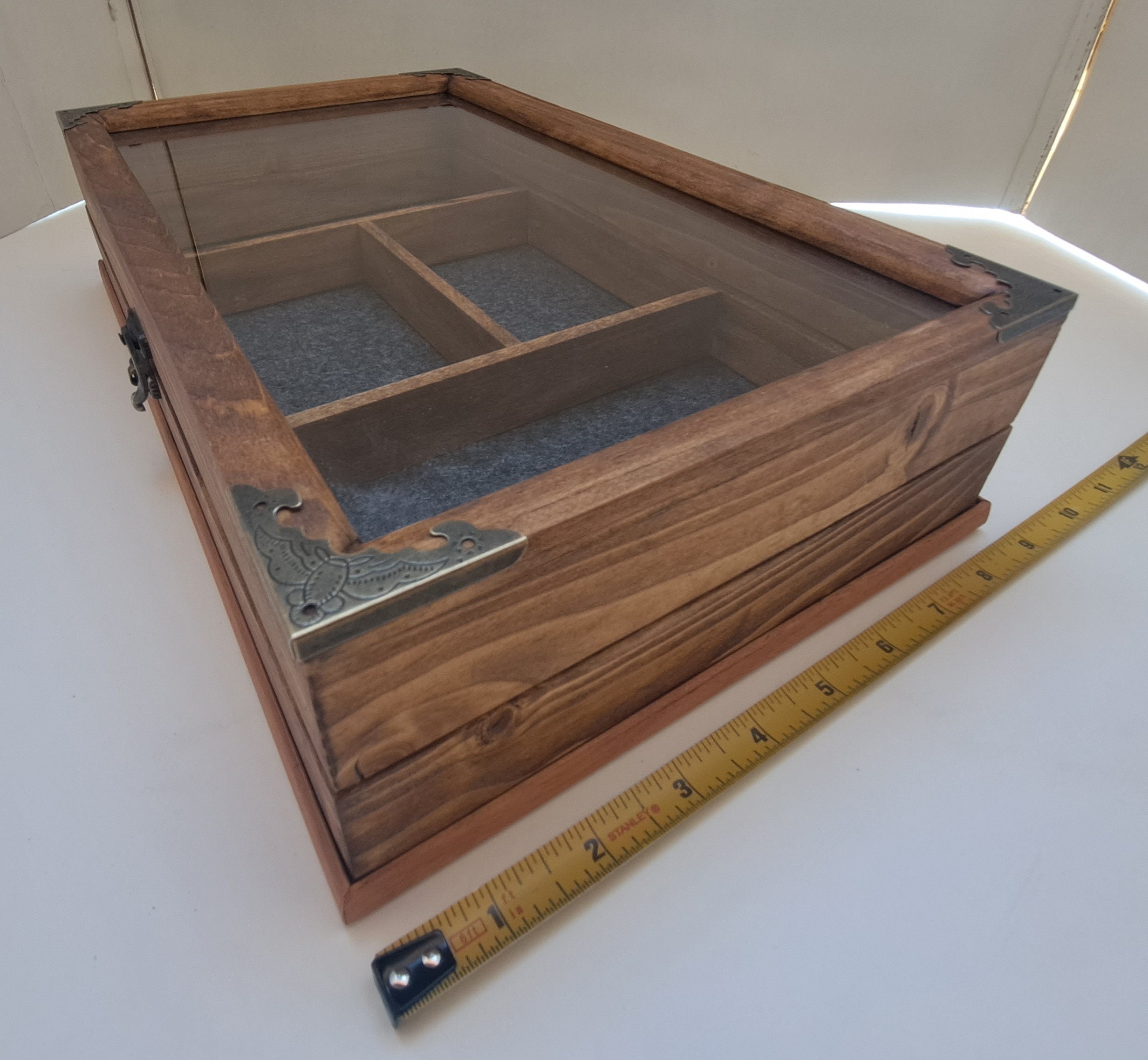 Wooden Custom Made Collection / Display / Jewelry Case/ Curio SOLD - Etsy