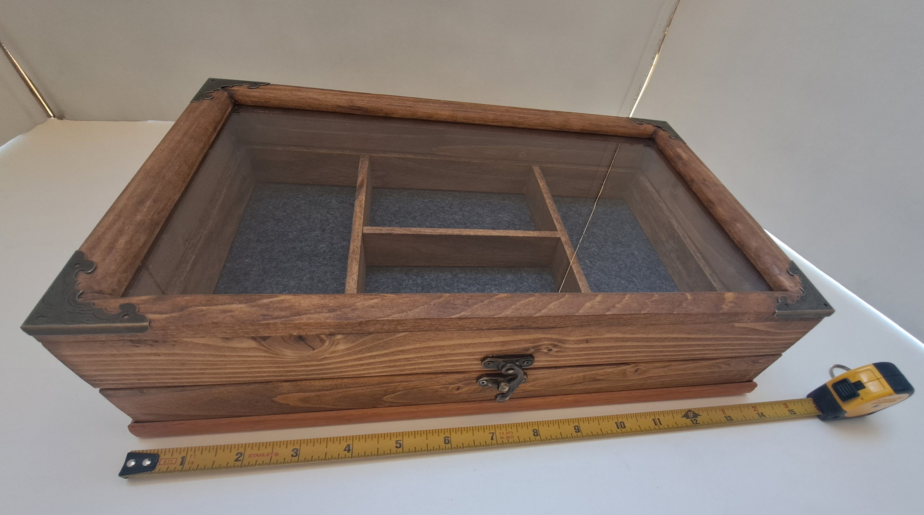 Wooden Custom Made Collection / Display / Jewelry Case/ Curio SOLD - Etsy