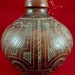 Vintage Brazilian Pottery Vase Amazonian Lacquered and Hand Etched ...
