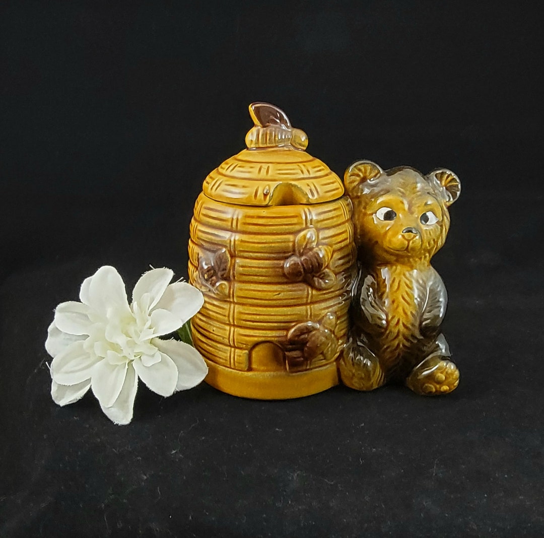 Vintage Armbee Honey Pot Bear and Beehive Motif - Etsy