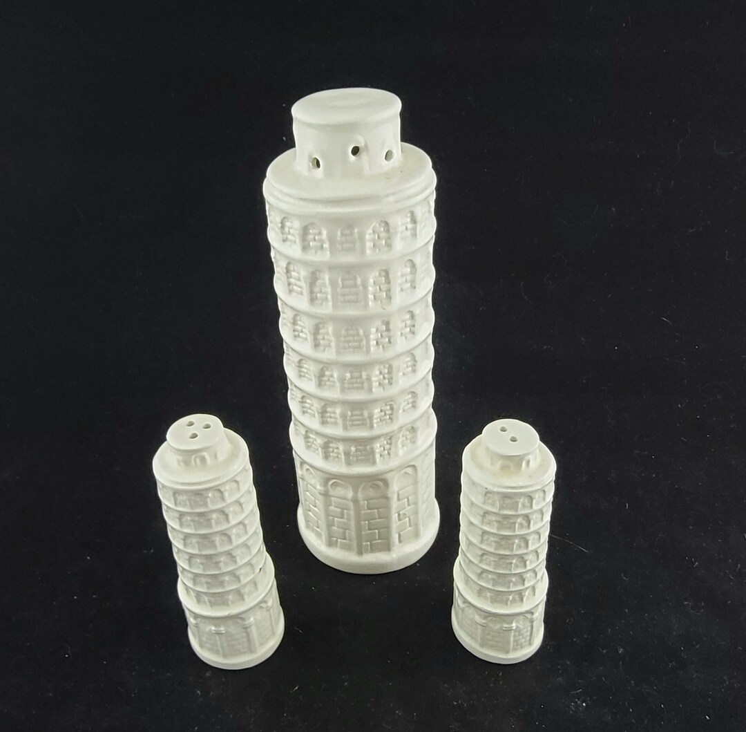 Tower of Pisa Salt Pepper and Grated Cheese Shakers - Etsy
