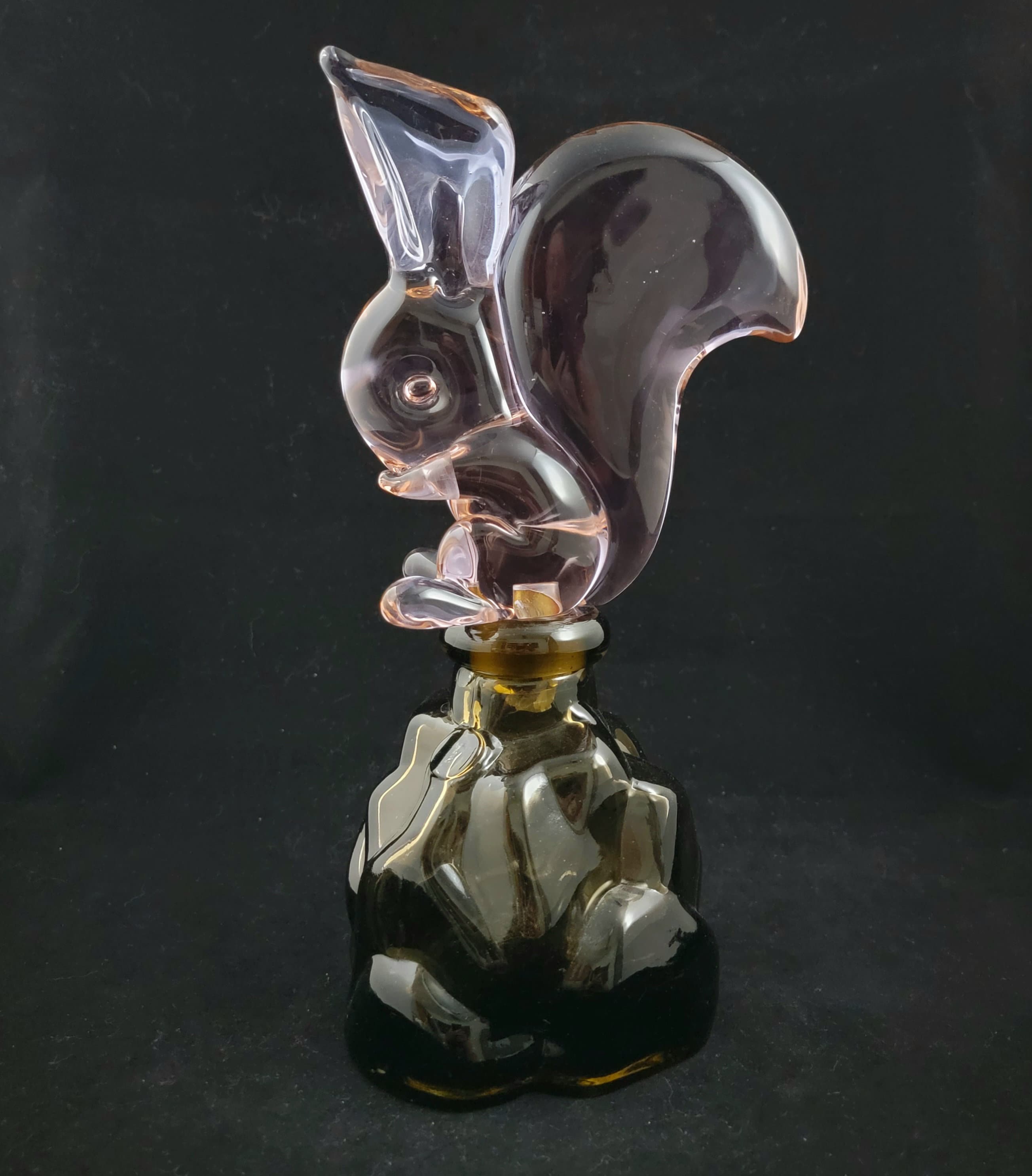 Murano Glass Squirrel Decanter: Archimede Seguso for Luxardo, C1960s - Etsy