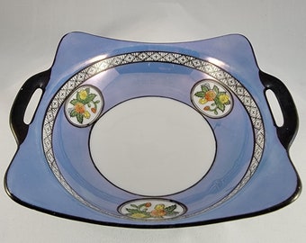 Vintage Japanese Lusterware Bowl, Hand Painted, Nippon, Made in Japan ...
