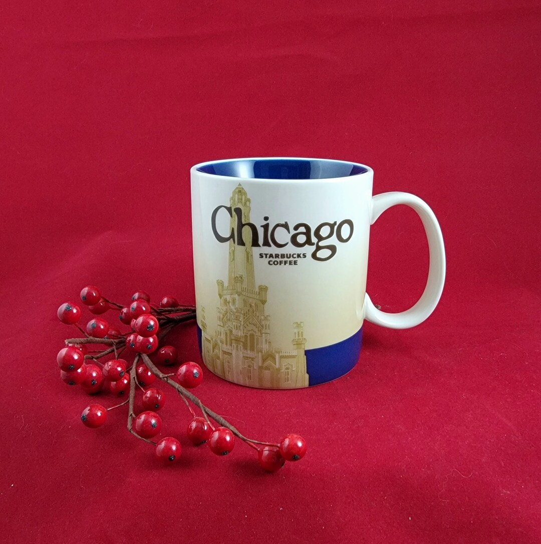 Chicago STARBUCKS global Icon Collection Series CHICAGO Coffee Mug ...