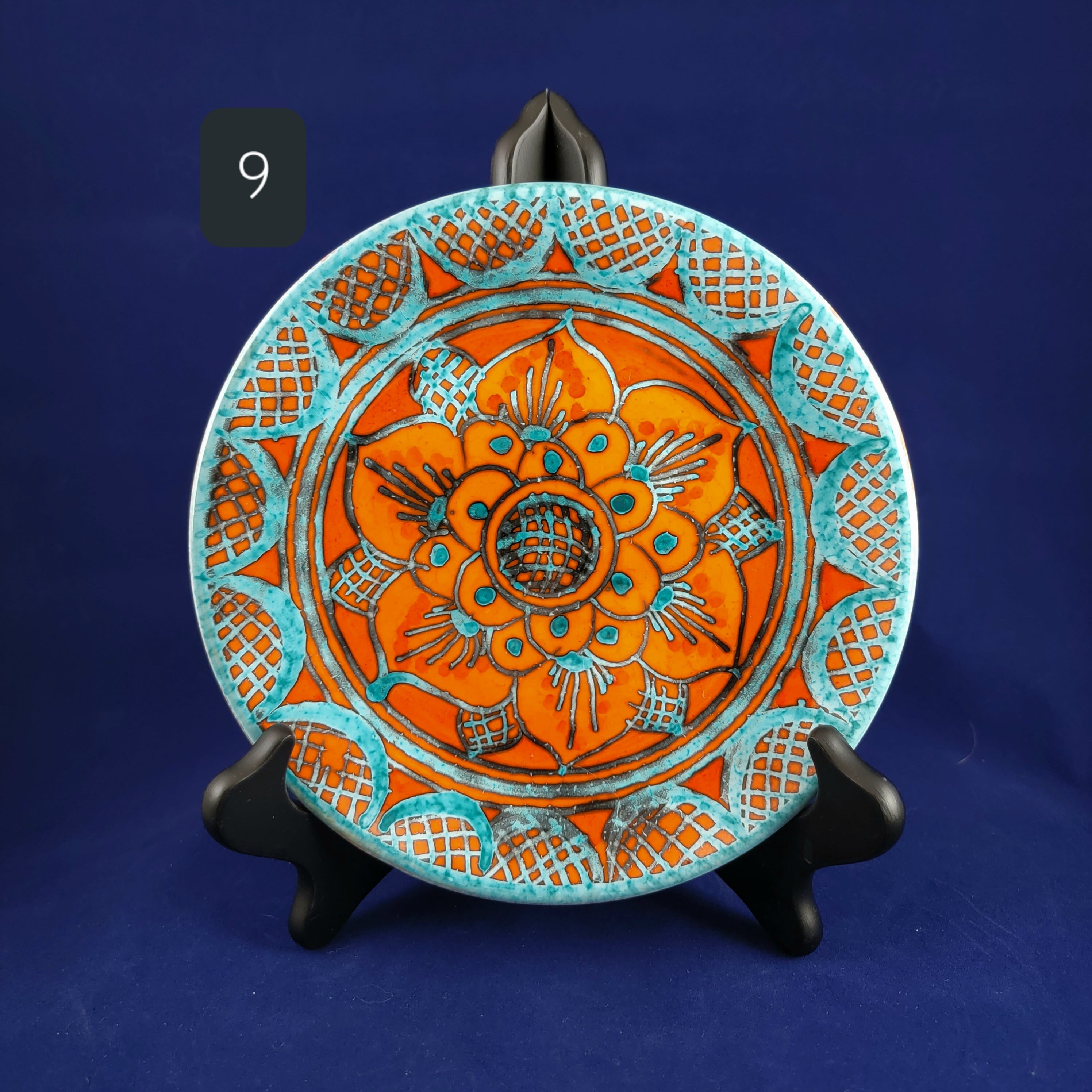 Vintage S Stephano Italy Ceramic Wall Plates Handpainted Labrocca - Etsy