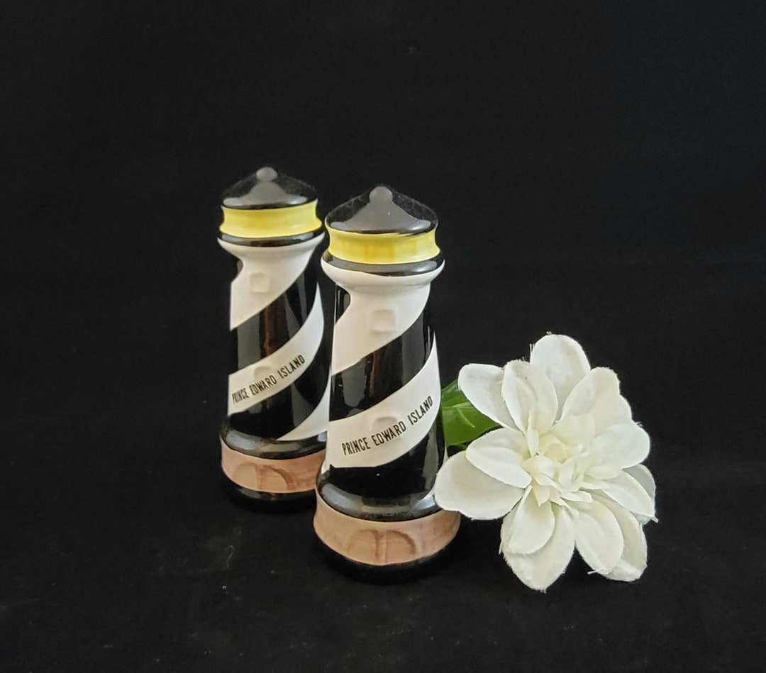 Lighthouse Salt and Pepper Shakers Prince Edwards Island - Etsy