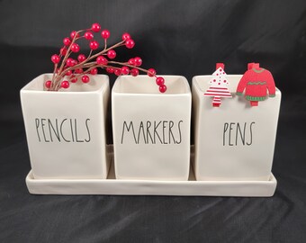 Rae Dunn Pencil Holder - Etsy