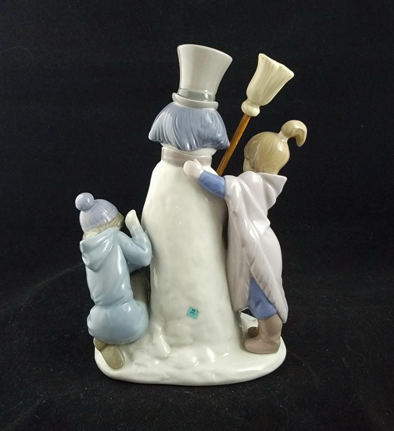 Lladro the Snowman #5713 Fine Porcelain Figurine With Original Box ...