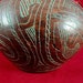 Vintage Brazilian Pottery Vase Amazonian Lacquered and Hand Etched ...