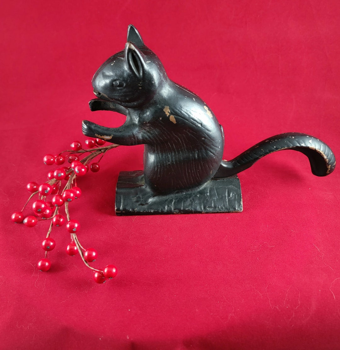 Vintage Squirrel Nutcracker Cast Iron - Etsy