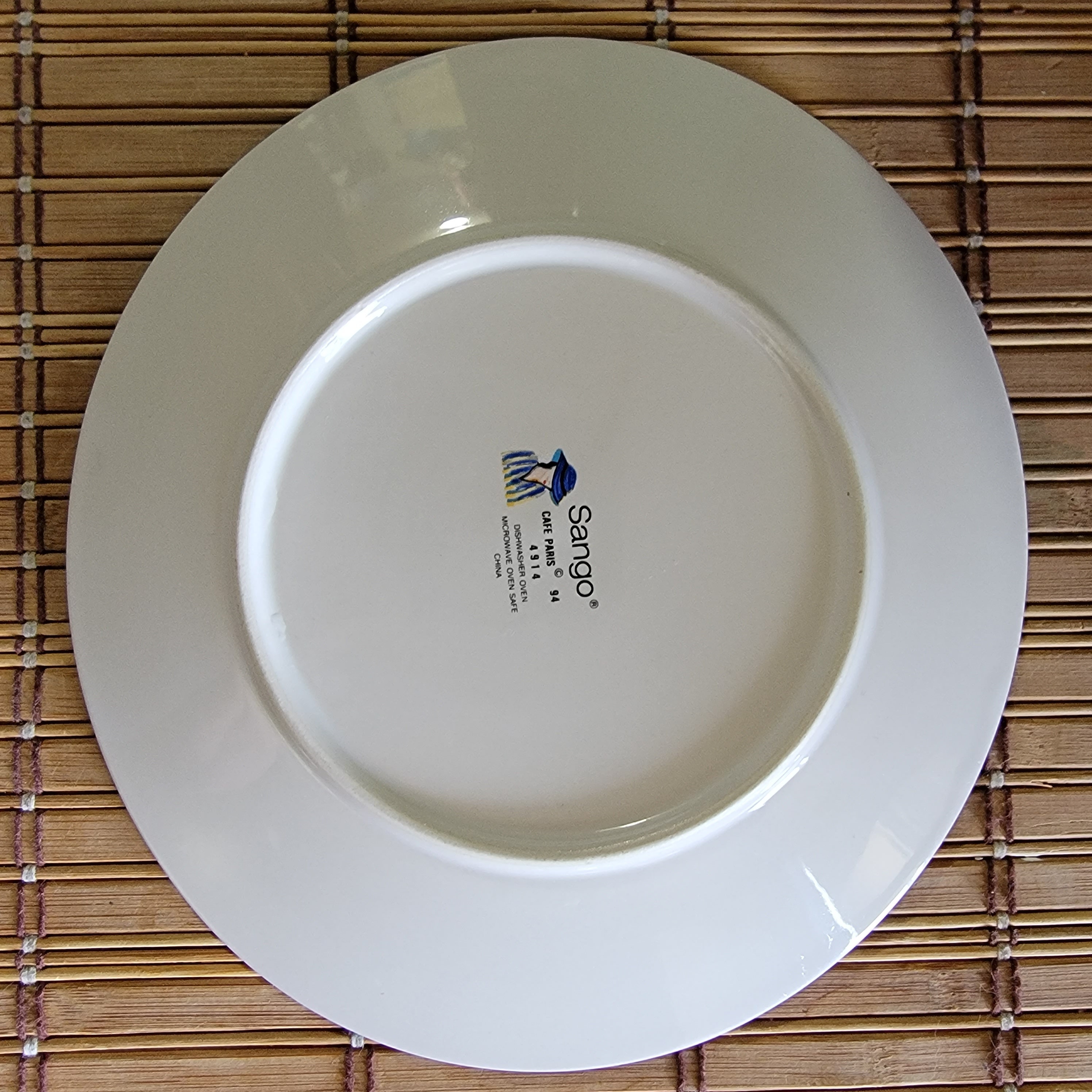 Cafe Paris Art Deco Salad Appetizer Plates Vintage 1994 4914 - Etsy