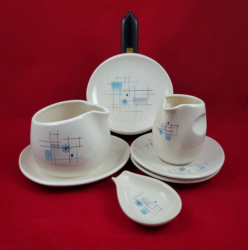 Franciscan Oasis Dinnerware 1950s Atomic Starburst Pattern Dinnerware ...
