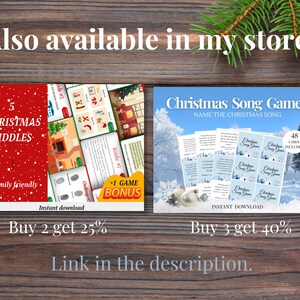 Name the Christmas Movie Game Printable Party Game for - Etsy