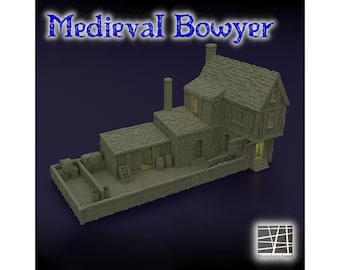 Medieval Market Painted 3D Print, Building Terrain, Dnd, Pathfinder ...