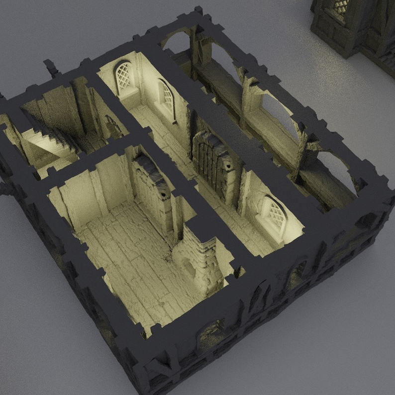 Village Prison 3D Print, Jail, Cell Block, Building Terrain, Tabletop ...