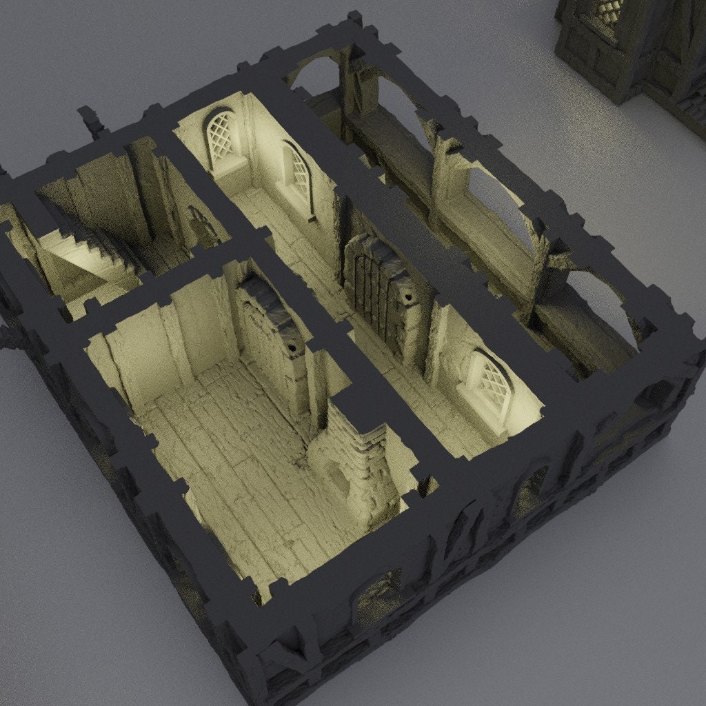 Village Prison 3D Print, Jail, Cell Block, Building Terrain, Tabletop ...