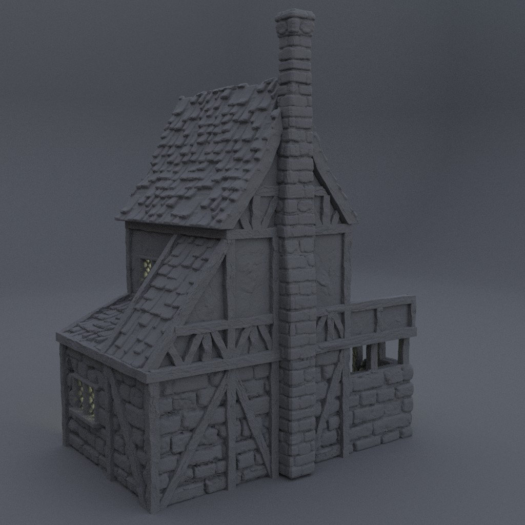 Coffin-maker's House 3D Print, Undertaker, Mortician, Building Terrain ...