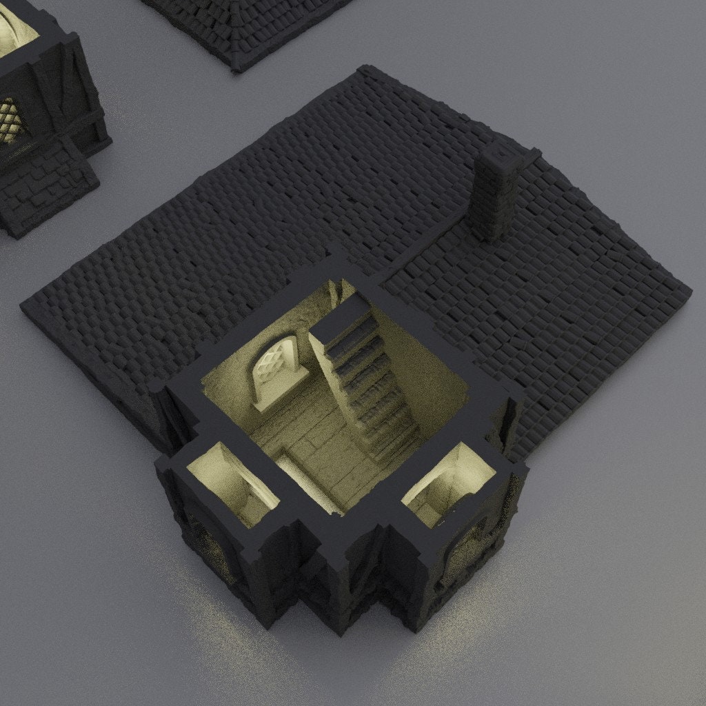 Village Prison 3D Print, Jail, Cell Block, Building Terrain, Tabletop ...