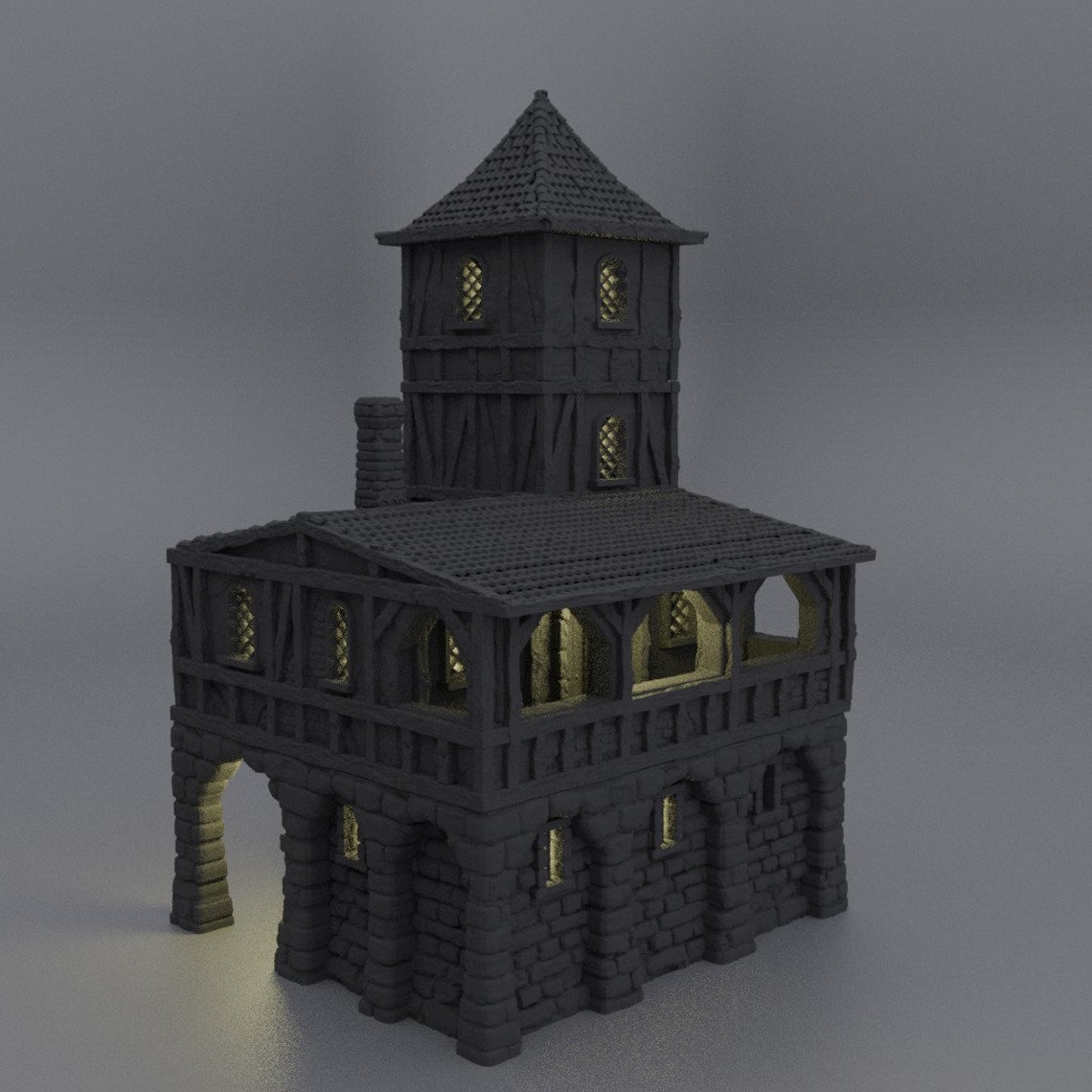 Village Prison 3D Print, Jail, Cell Block, Building Terrain, Tabletop ...