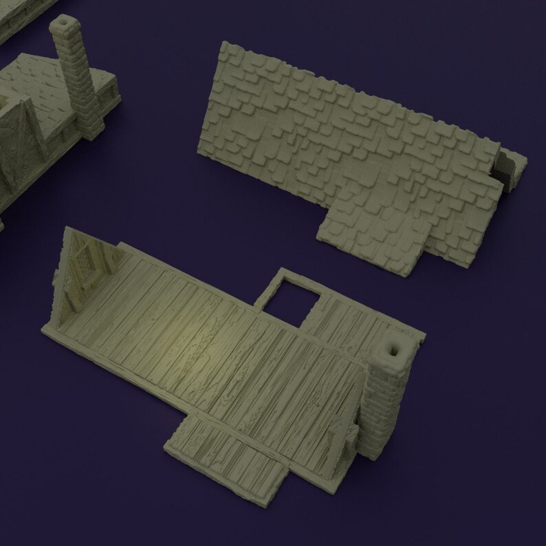 Medieval Bowyer 3D Print, Building Terrain, Tabletop Miniature, D&D Dnd ...