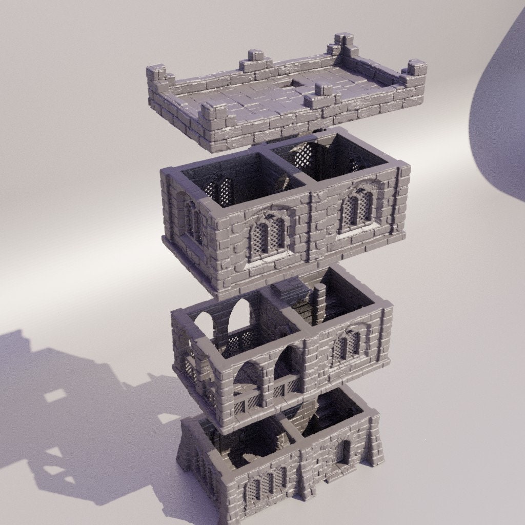 Desert House 3D Print, Building Terrain, Traditional, Arabian, Middle ...